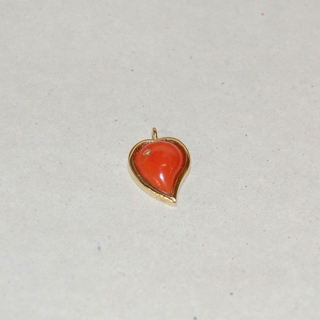 Saint-Valentin coeur de corail rouge cadeau de Valentine - Etsy France