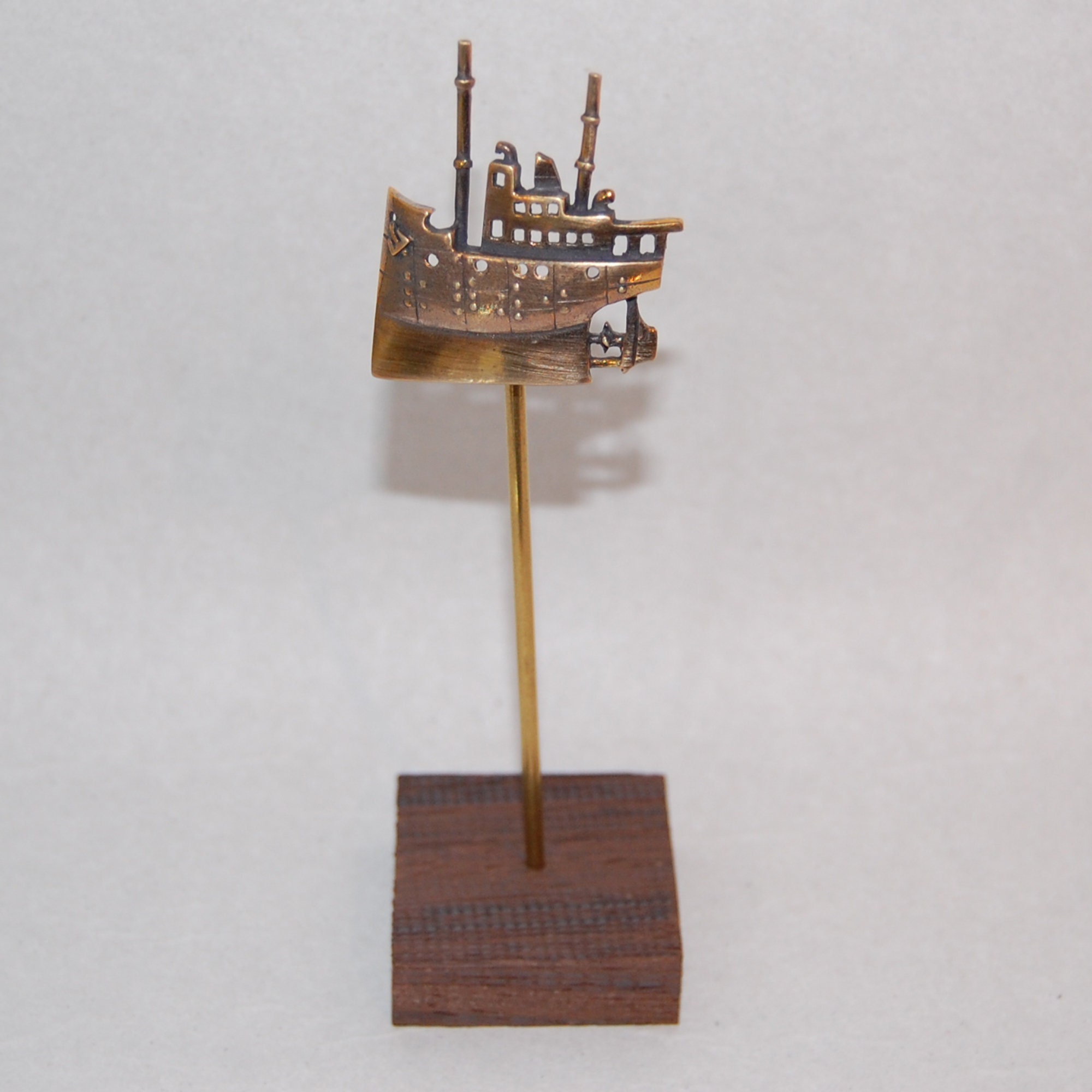 Decorative Ship, Bronze Rosewood Ship Design, Art for Home, Home Decor ...