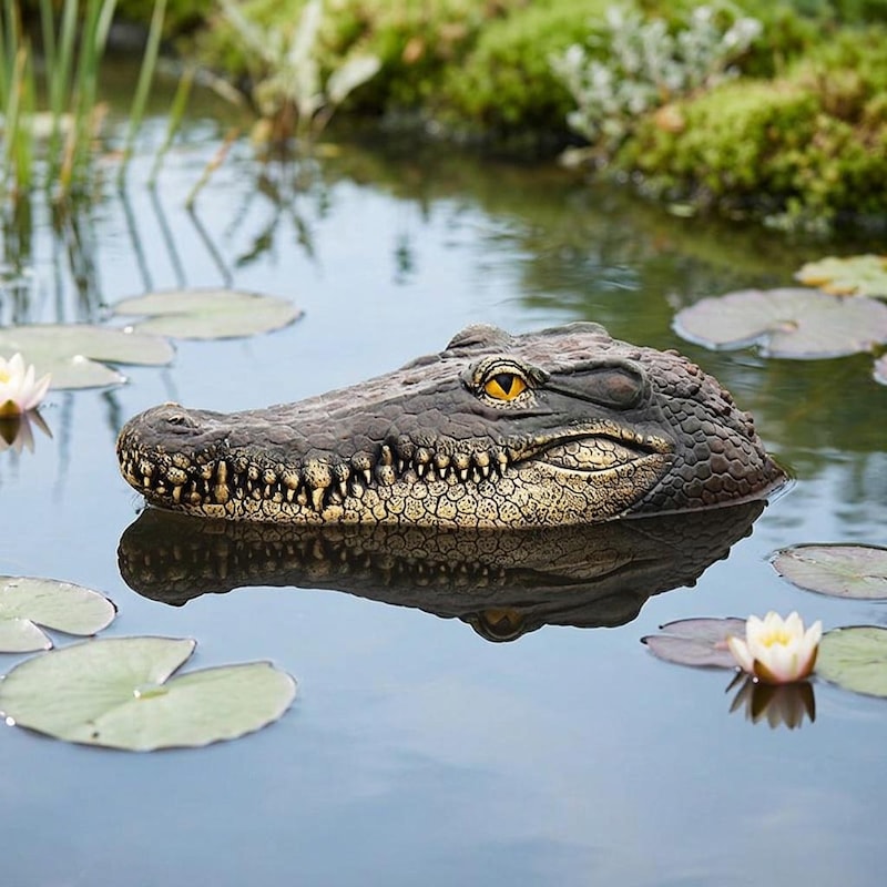 Crocodile Outdoor Statues - Etsy