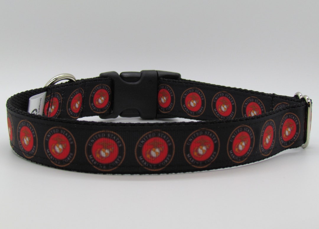 Marines Inspired Custom Dog Collar Adjustable Dog Collar - Etsy