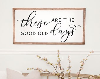The Good Old Days - Etsy
