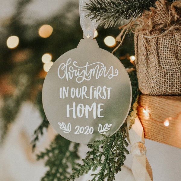 First Home Ornament - Etsy