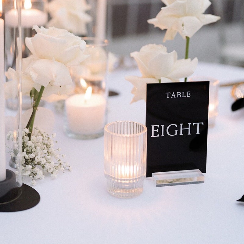 Black Table Numbers - Etsy