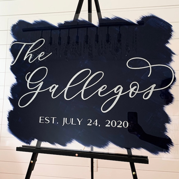 Painted Acrylic Sign - Etsy