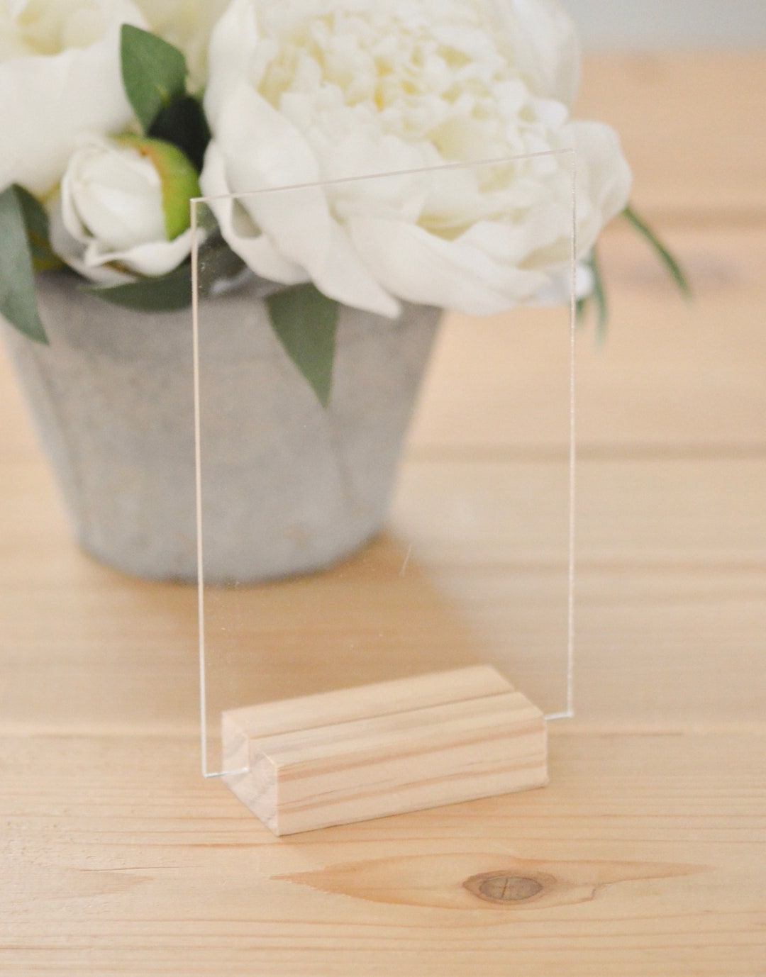 Blank Acrylic Table Number, 4"x6" Table Number, Blank Acrylic ...