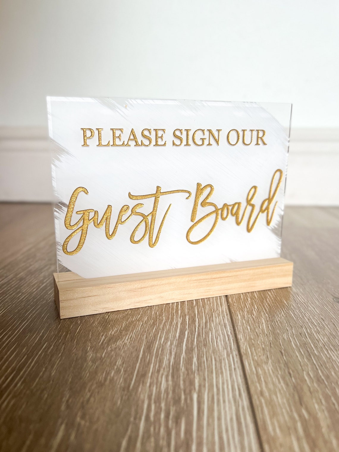 Please Sign Our Guest Board Acrylic Wedding Signs Wedding | Etsy