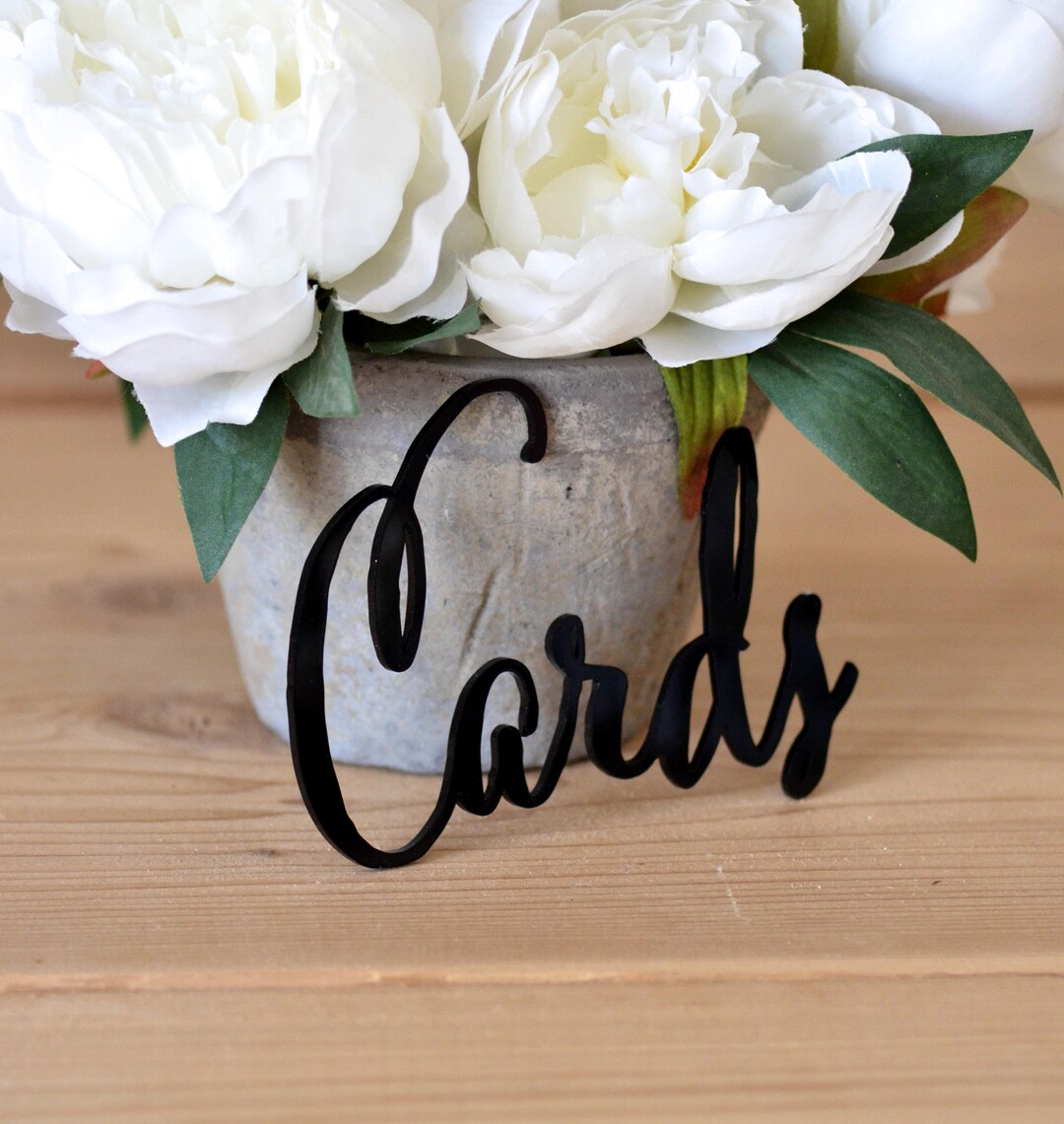 Cards Sign-cards Banner-wedding Decor-wedding Signs-cards Box Sign ...