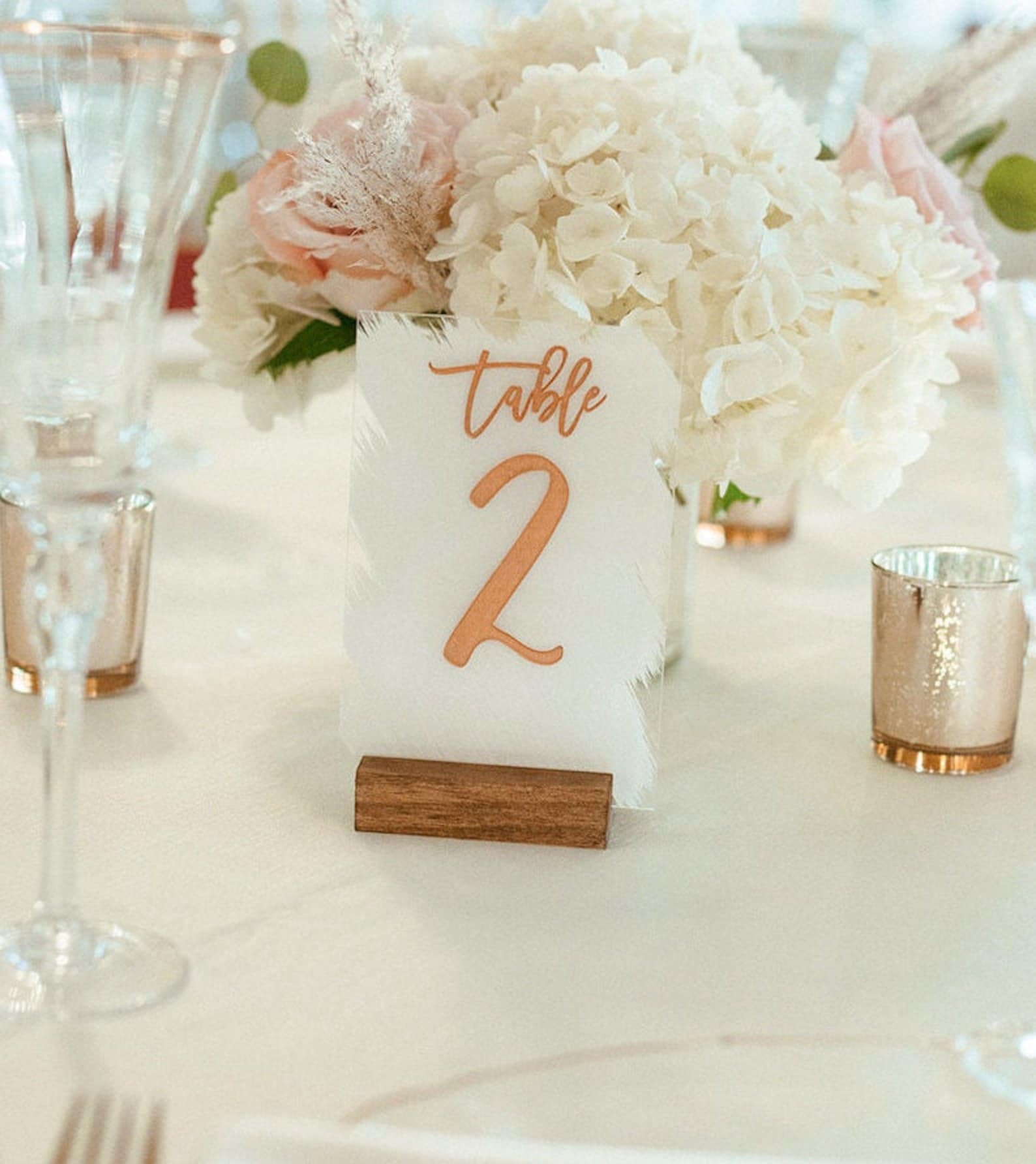 Wedding Painted Table Number 4x6 Wedding Table Sign Modern - Etsy