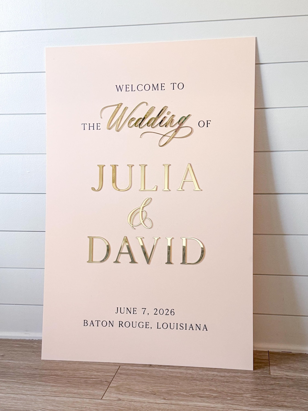 3D Welcome to the Wedding | Acrylic Welcome Sign | 3D Wedding Welcome ...