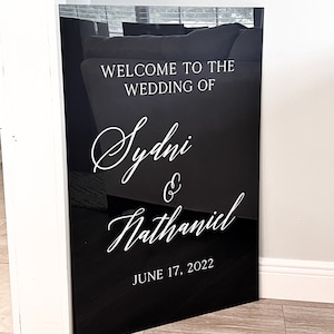 Modern Calligraphy Welcome Sign | Wedding Signage - WS34 - Etsy
