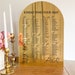 Arch Acrylic Mirror Seating Chart, Find Your Seat, Acrylic Wedding Sign ...