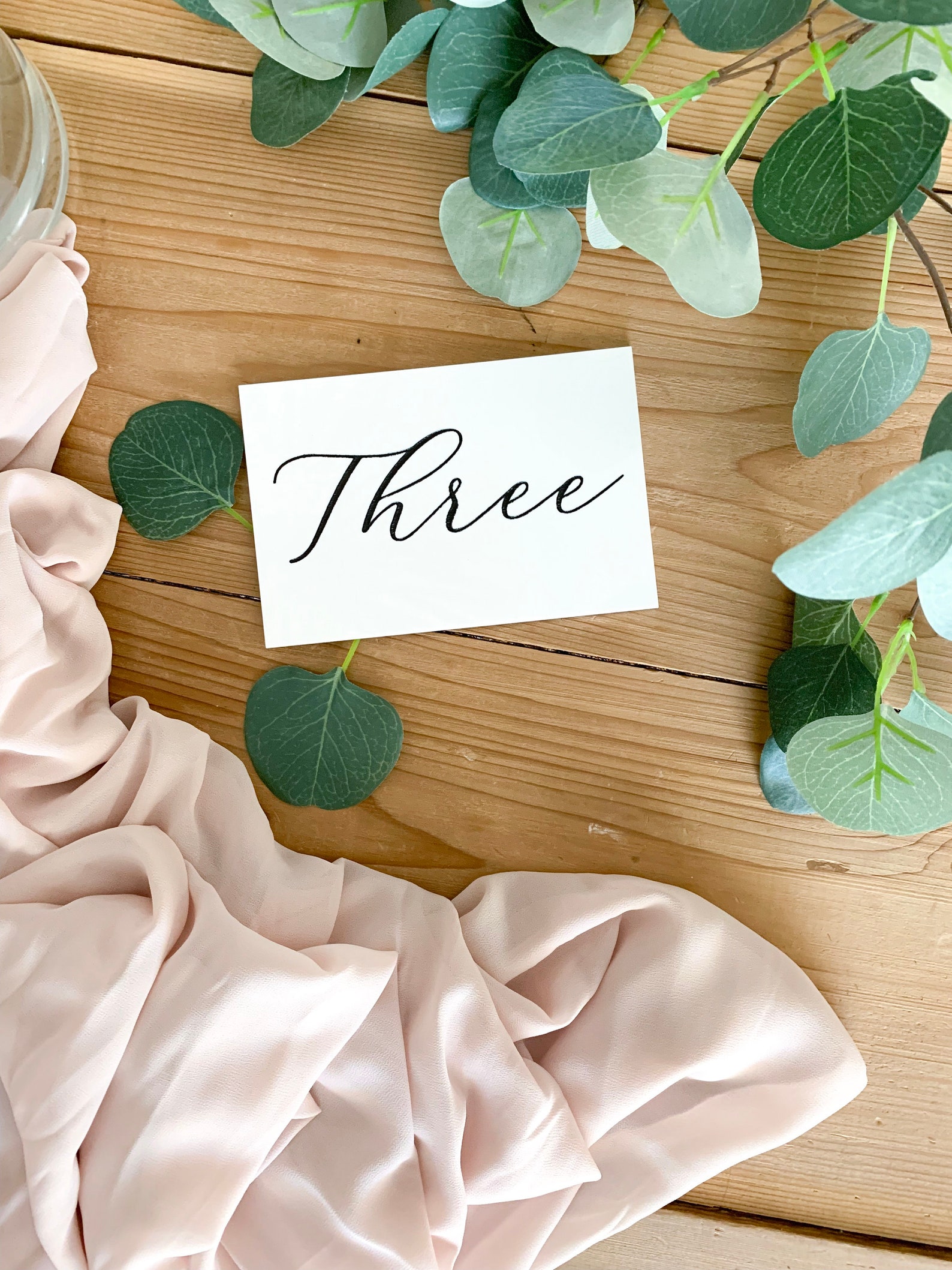 White Acrylic Table Number 4x6 Table Number - Etsy