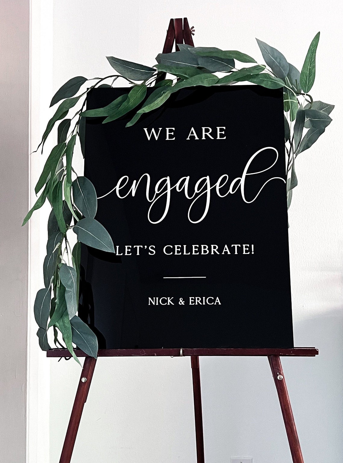 Engagement Welcome Sign Acrylic Welcome Sign Modern - Etsy