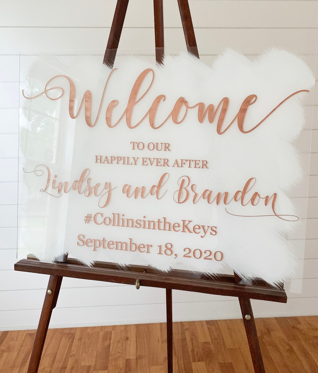 Welcome to Our Happily Ever After. Wedding Sign, Acrylic Welcome Sign ...