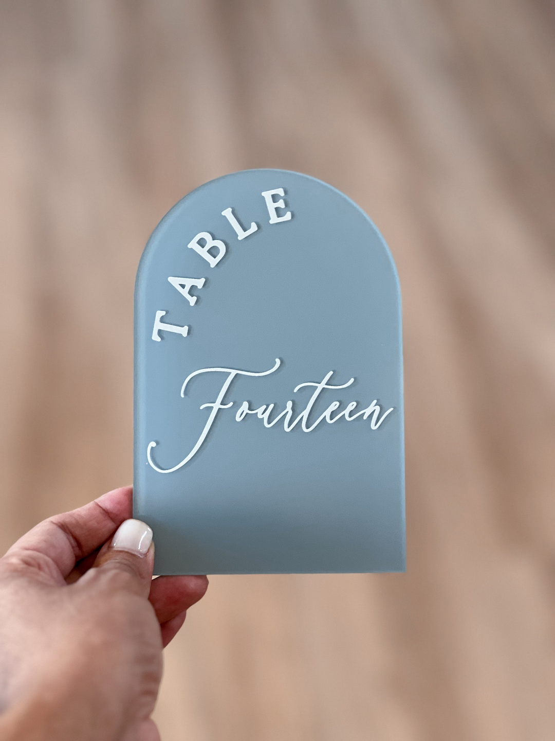 Arch Acrylic Table Numbers, Modern Wedding Acrylic Table Signs - TN24 ...