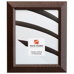 Balla, Brazilian Walnut Picture Frame, 1.5 Wide, 35 Common Sizes 17036 ...