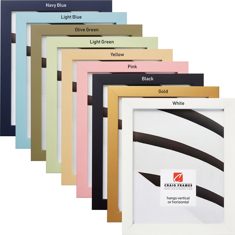 White/gold Photo Frames - Etsy