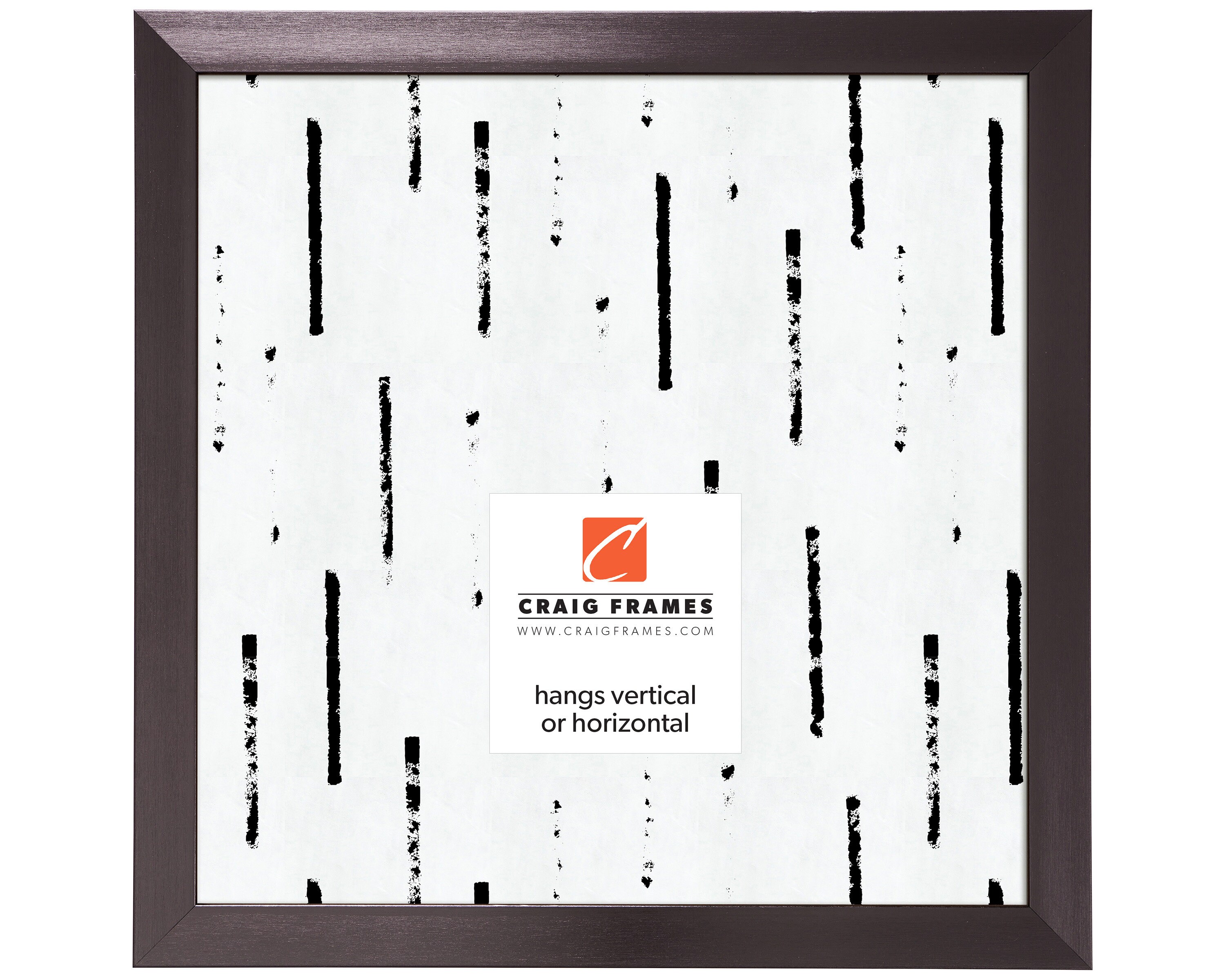 Modern Aesthetics 125 Brushed Charcoal Picture Frame | Etsy