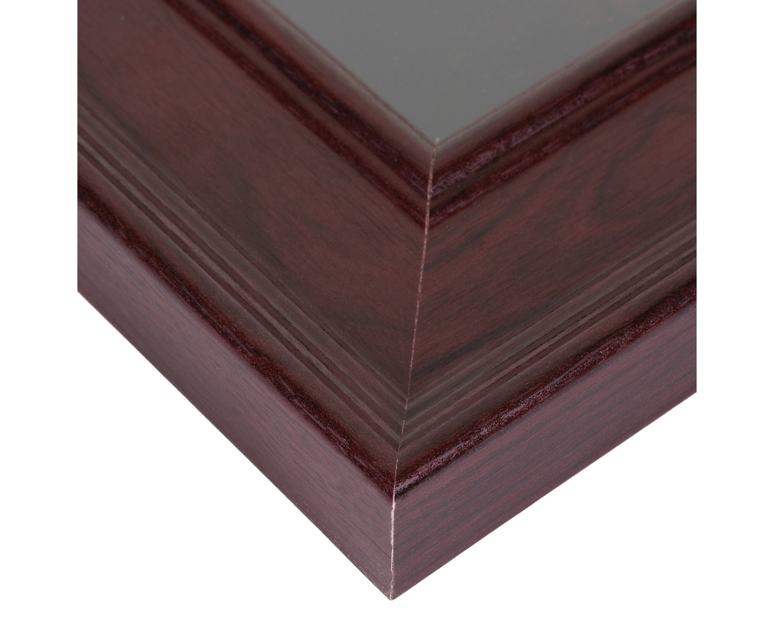 Revival Mahogany Red Picture Frame With Single White Mat | Etsy