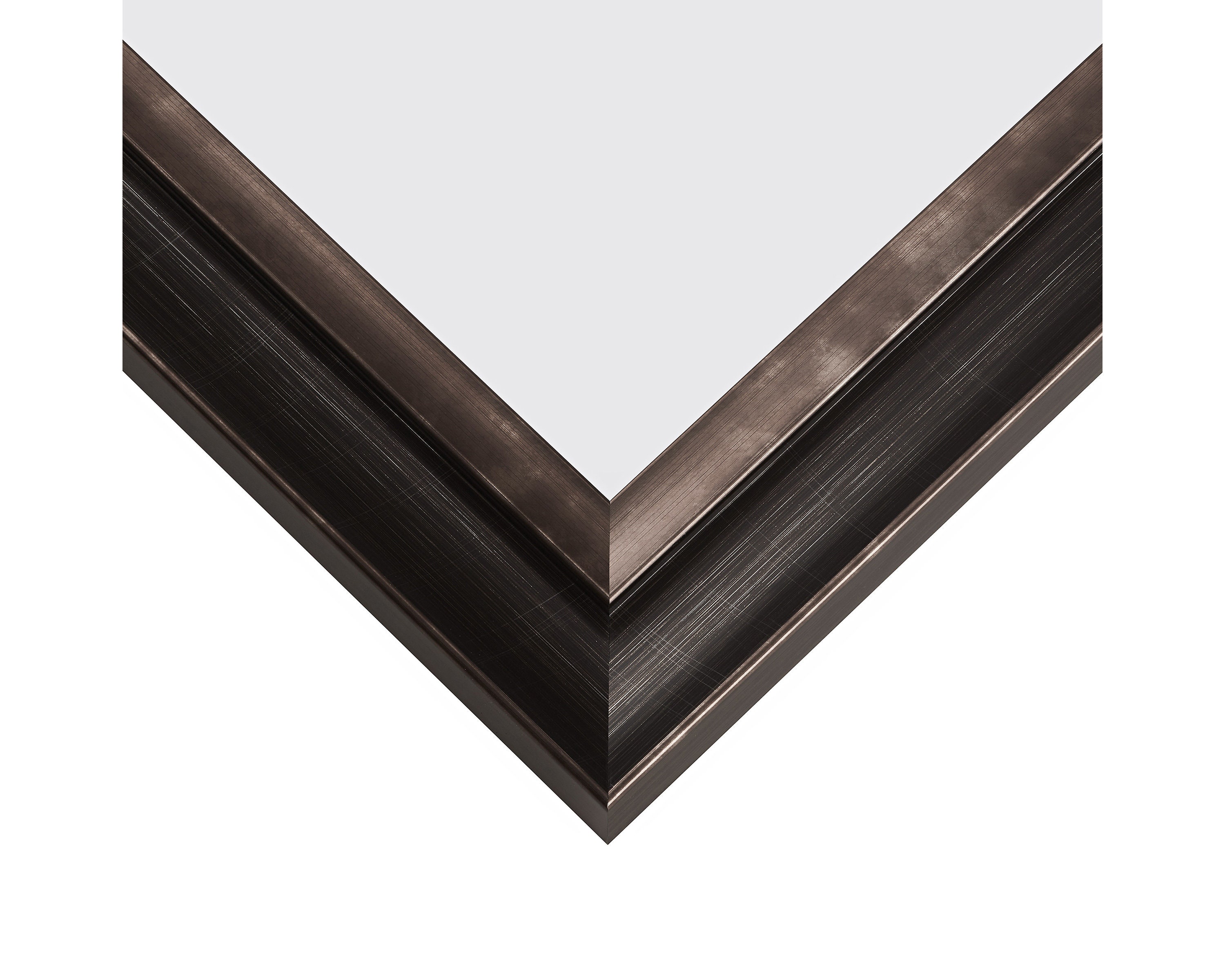 Ventura, Scratched Black Picture Frame, 2" Wide, 35 Common Sizes (7475 ...