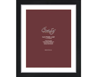 Bauhaus 200 Dark Walnut Brown Rustic Picture Frame With - Etsy