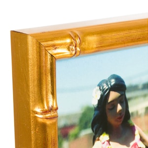 Vintage Bamboo Gold Picture Frame, 11x14 Inch, .625" Wide (85761114 ...