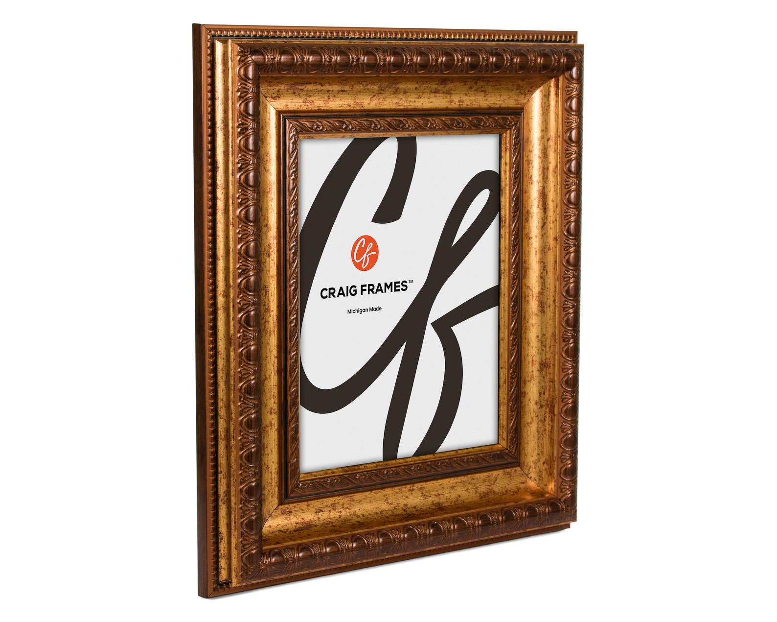 Arqadia Gothic, Aged Gold Picture Frame With Glass, 3.125 Wide, 25 ...