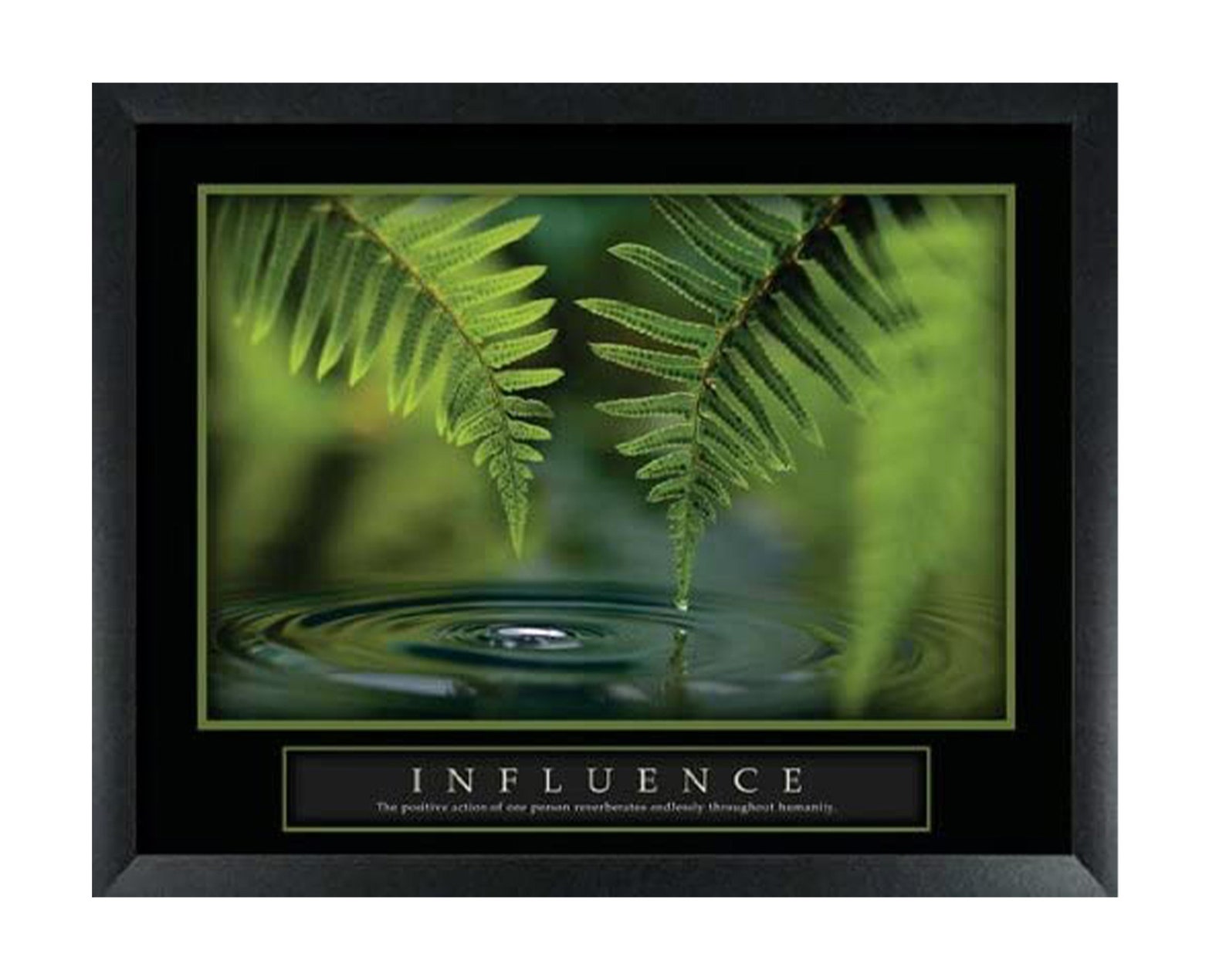 Innovation, Vision, Influence, Endurance, 4-pack Framed Motivational ...