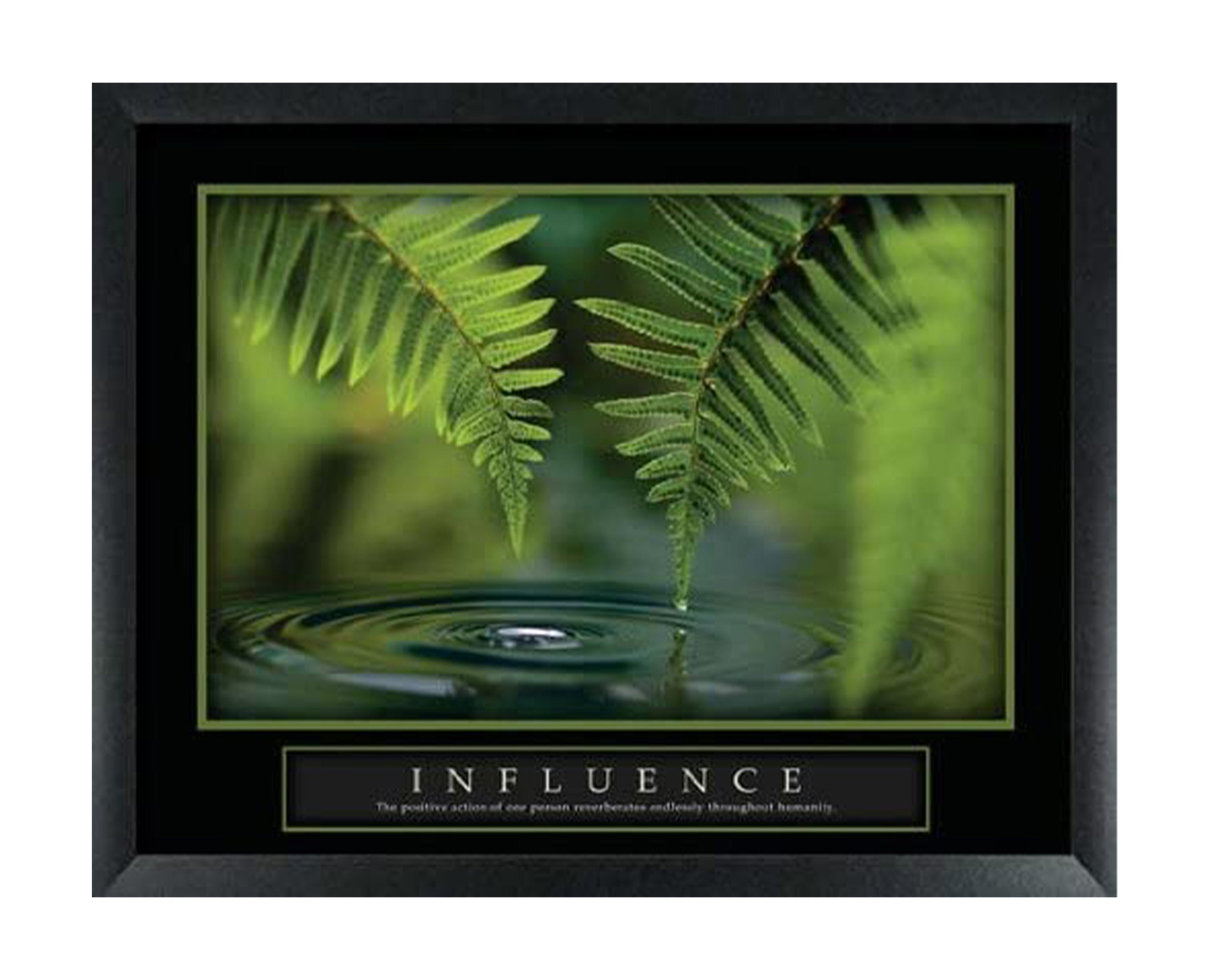 Innovation, Vision, Influence, Endurance, 4-pack Framed Motivational ...