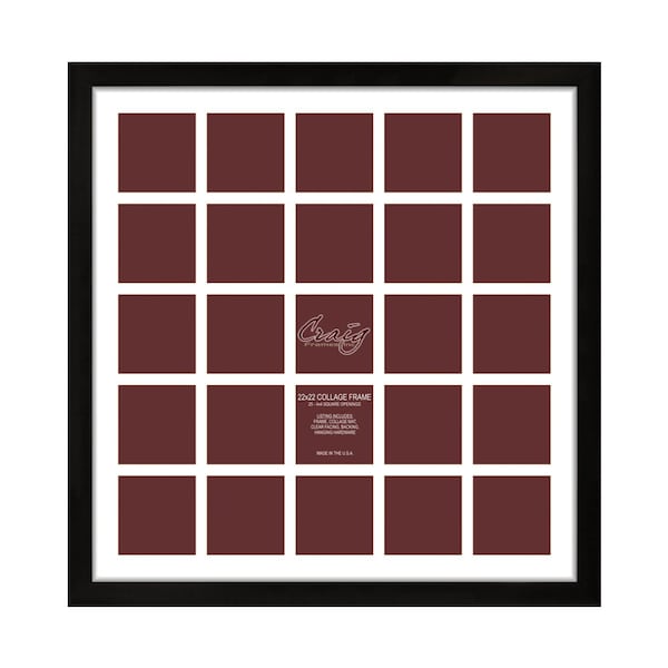 22x22 Black Picture Frame - Etsy