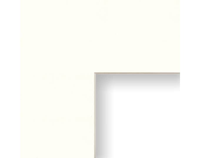 Pack of 2 24x36 Acid Free White Core Picture Mats Cut for 20x30 ...