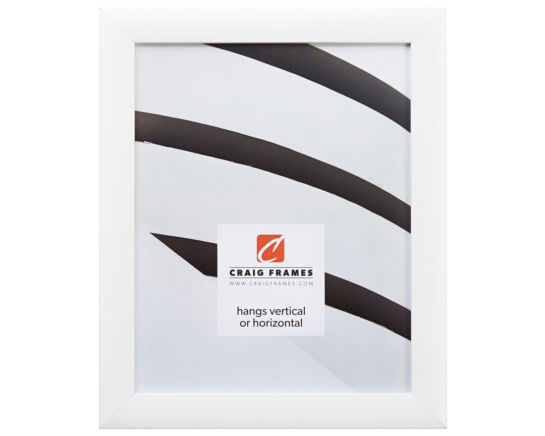 Contemporary Modern White Picture Frame 1 Wide 70 - Etsy