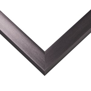 Modern Aesthetics 125, Brushed Charcoal Picture Frame 1.25" Wide, 35 ...