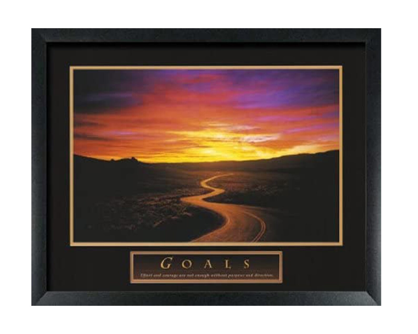 Goals, 2-pack Framed Motivational Posters - Etsy