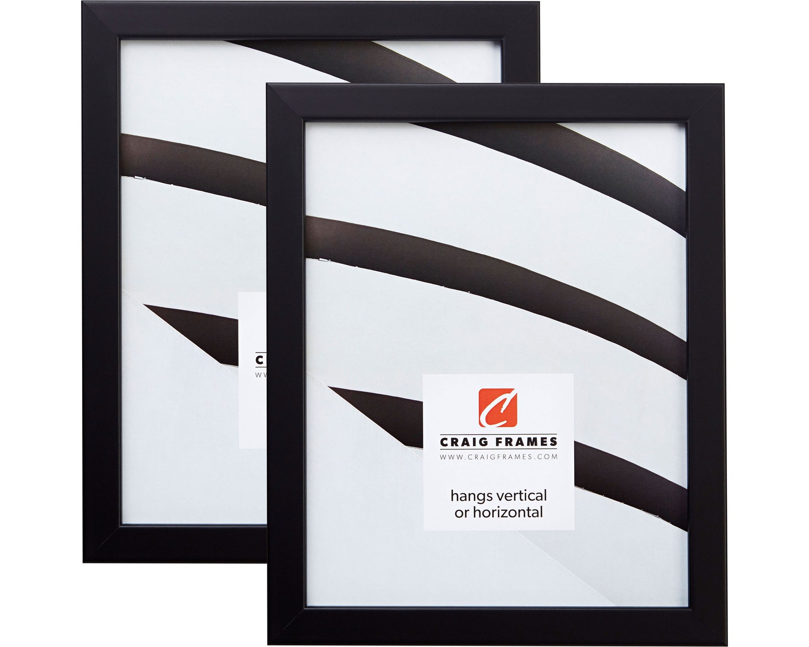 Colori 75 Modern Black Picture Frame .75 Wide Set of | Etsy