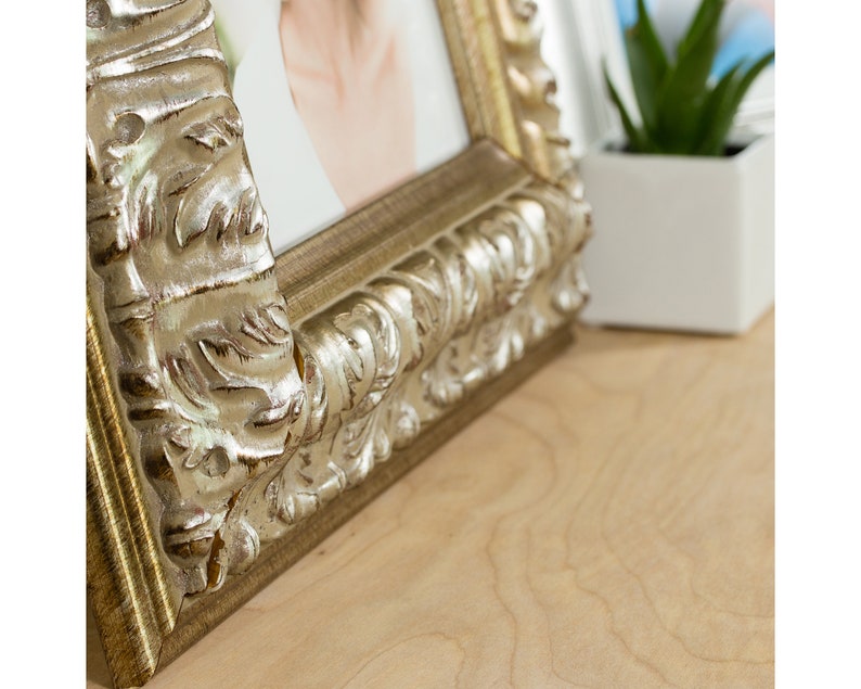 Barroco Antique Silver Baroque Picture Frame 3.6 Wide - Etsy