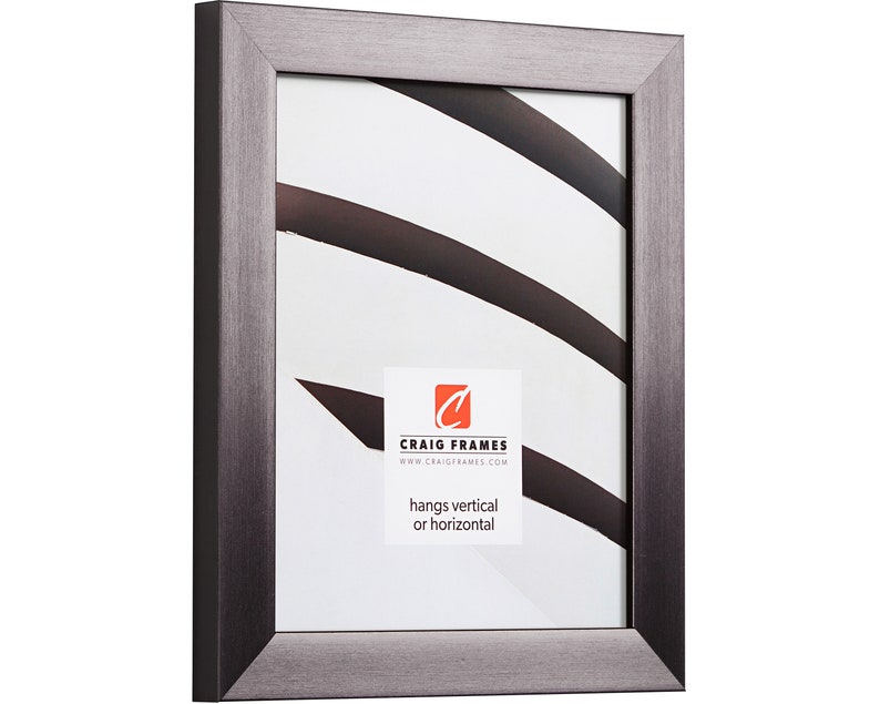 Modern Aesthetics 125 Brushed Charcoal Picture Frame - Etsy