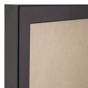 Colori 75, Modern Black Picture Frame, .75" Wide, 22 Common Sizes ...