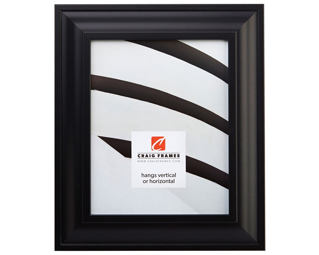 Contemporary Upscale Traditional Black Picture Frame 2 - Etsy