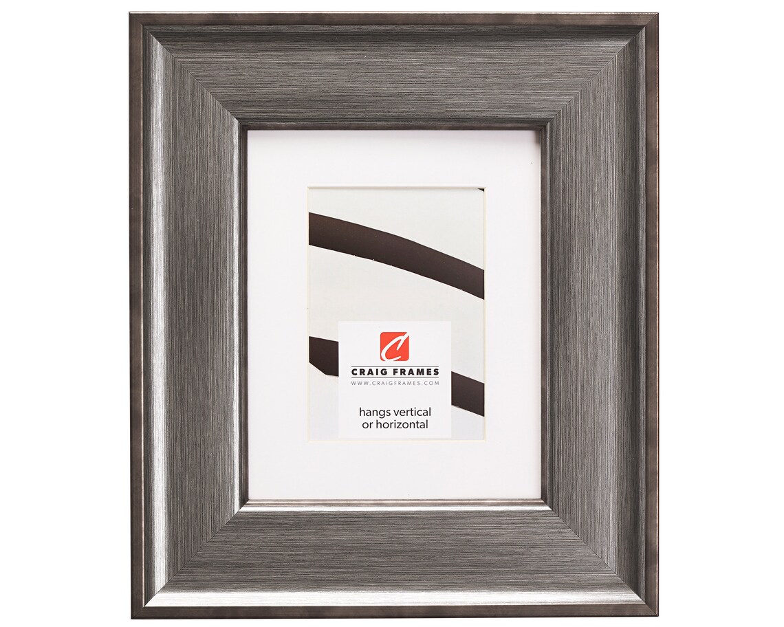 Resilience Wide Distressed Silver Picture Frame With Single - Etsy