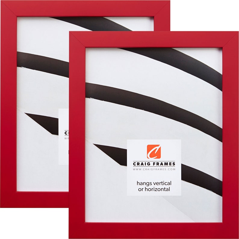 Confetti Modern Red Picture Frame .875 Wide 70 Sizes - Etsy