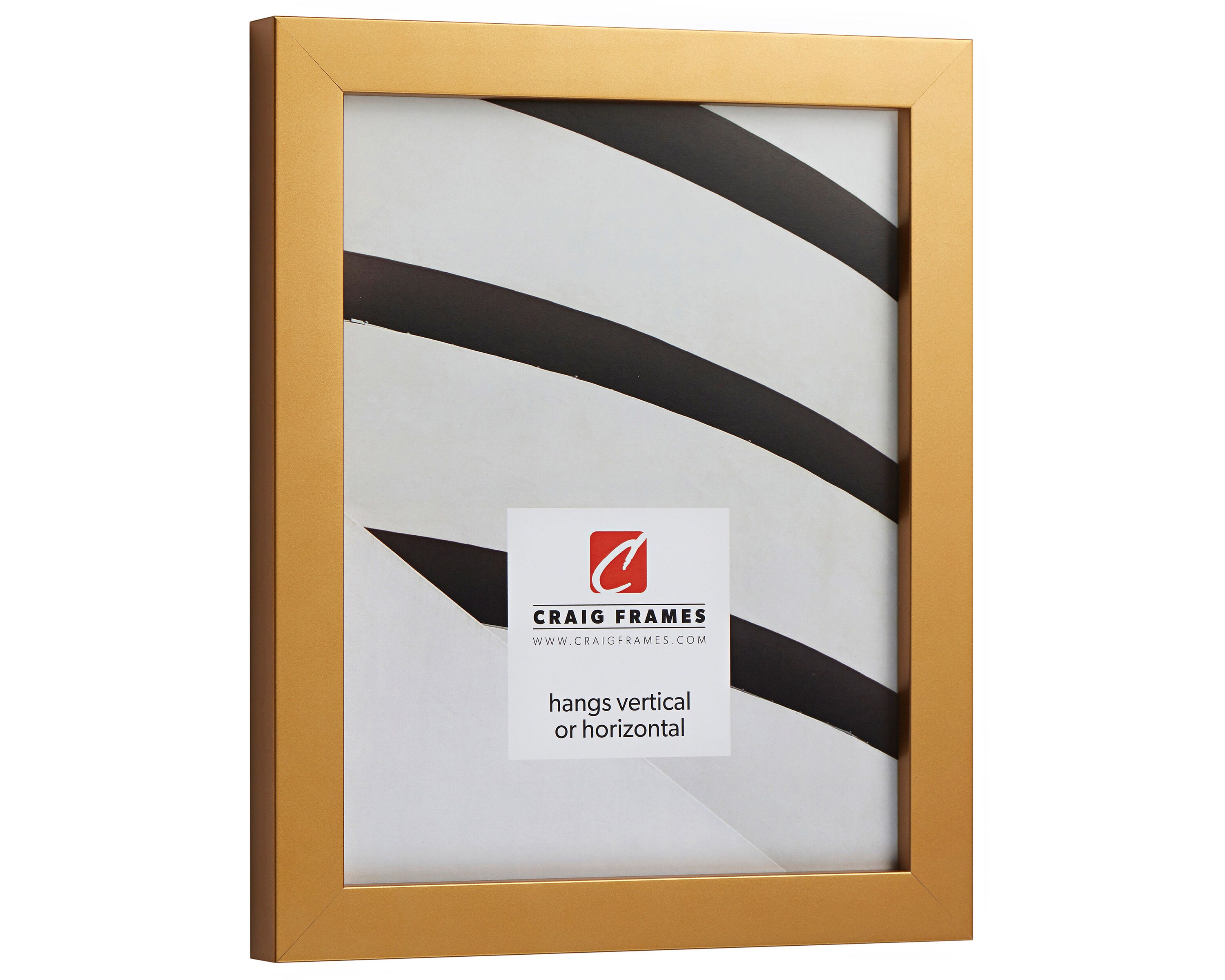 Confetti Modern Gold Picture Frame .875 Wide 70 Sizes | Etsy