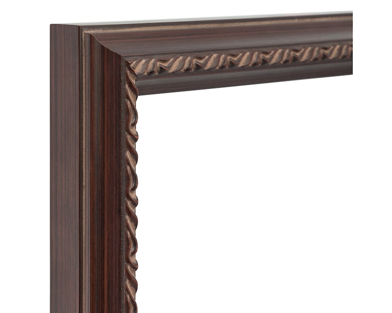 Whittemore Dark Cherry Ornate Picture Frame .875 Wide | Etsy