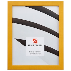 Colori 75, Modern Yellow Picture Frame, .75 Wide, 22 Common Sizes 72027 ...