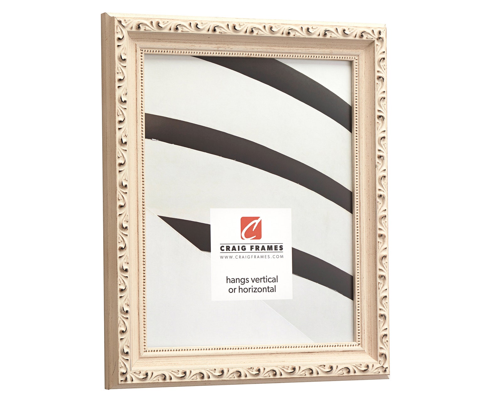 Ancien Ornate Antique Off-white Picture Frame With Single - Etsy