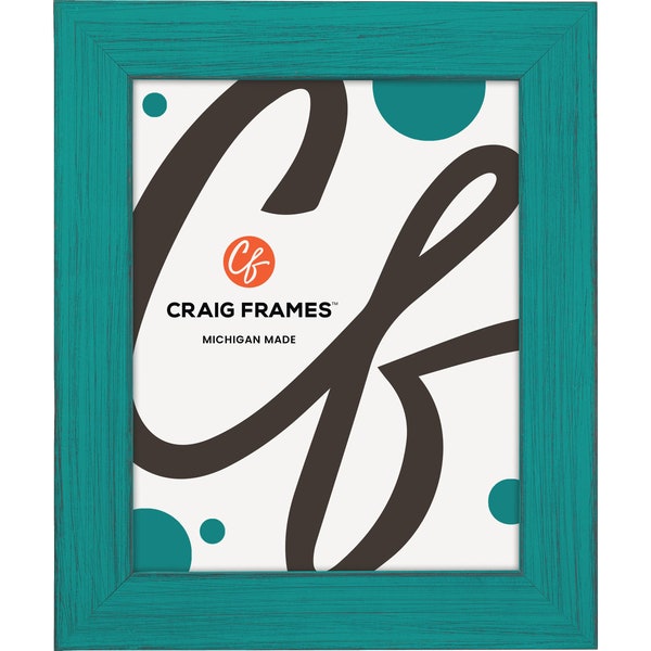 Rustic Teal Picture Frames - Etsy