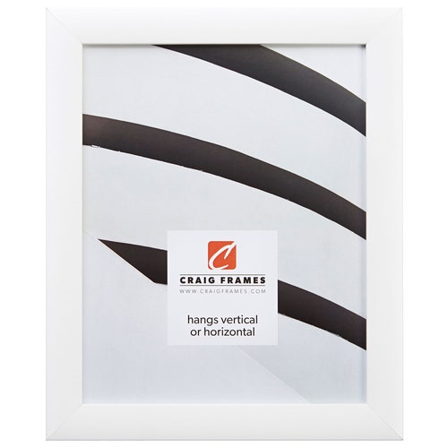 Contemporary Modern White Picture Frame 1 Wide 70 - Etsy
