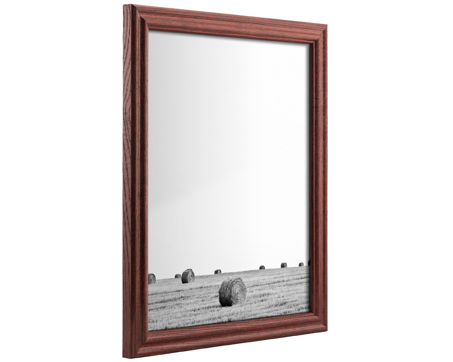 Dark Cherry Wood Picture Frame, Traditional Style, .75" Wide - Etsy