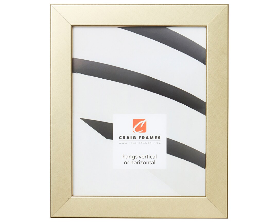 Bauhaus 125 Modern Brushed Gold Picture Frame 1.25 - Etsy