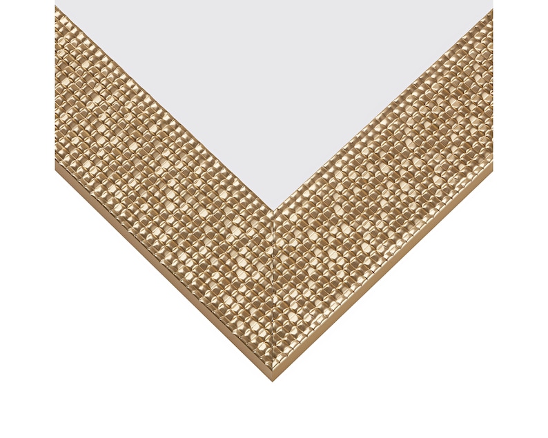 Glimmer Champagne Gold Picture Frame With Single White Mat - Etsy